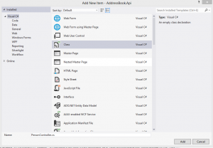 Getting started with ASP.NET Web API part 1 – The Buttonfactory