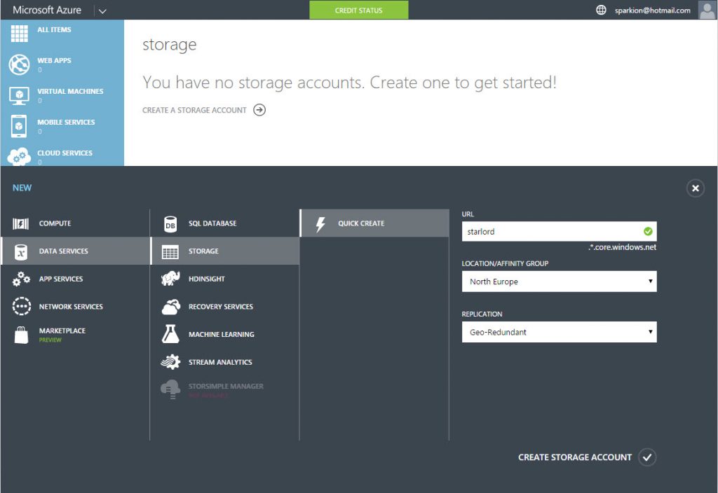 Create and Export a bacpac file to Azure Storage – The Buttonfactory